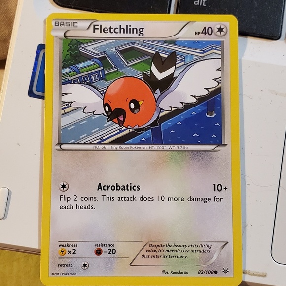 Other | Fletchling 82 Pokemon Card | Poshmark